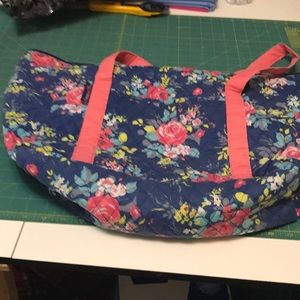 Bags | Flower Quilted Tote Bag | Poshmark